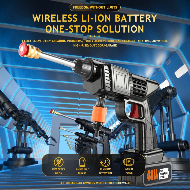 Timo 2024 48V pressure washer portable car machine set cordless car ...