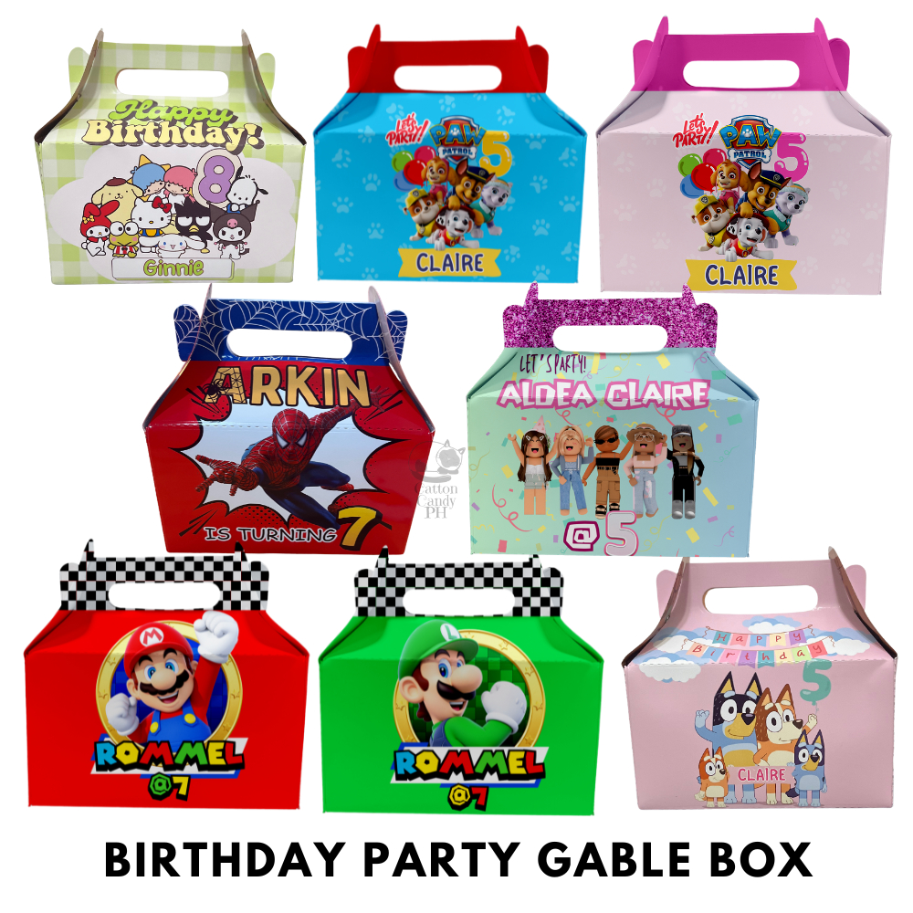Birthday Gable | Donut | Munchkin | Gift Favor Party Loot Box | Shopee ...