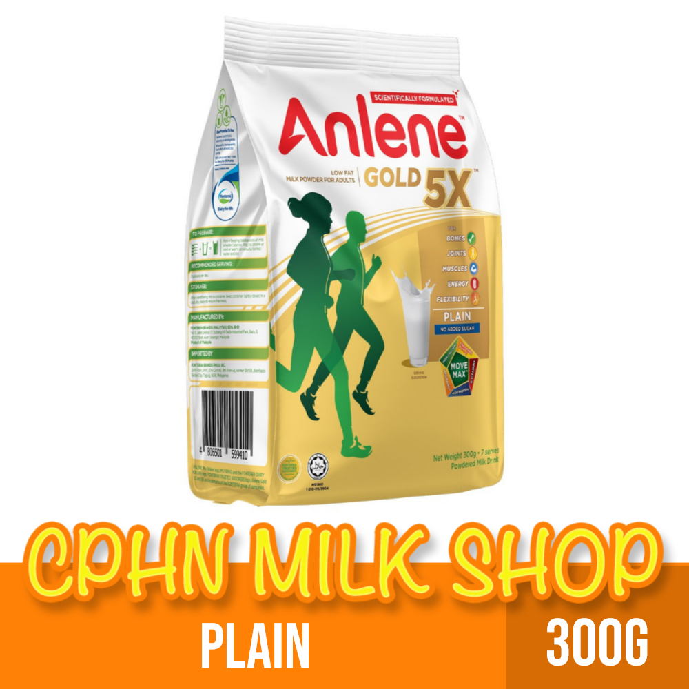 Anlene Gold Adult 5X Milk Powder Plain 300g | Shopee Philippines