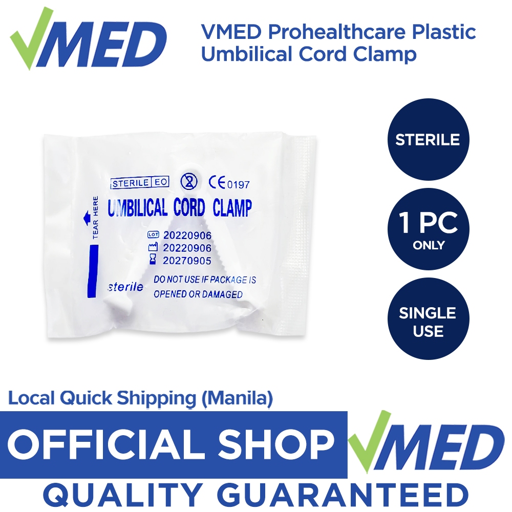 VMED Prohealthcare Umbilical Cord Clamp 1pc | Shopee Philippines