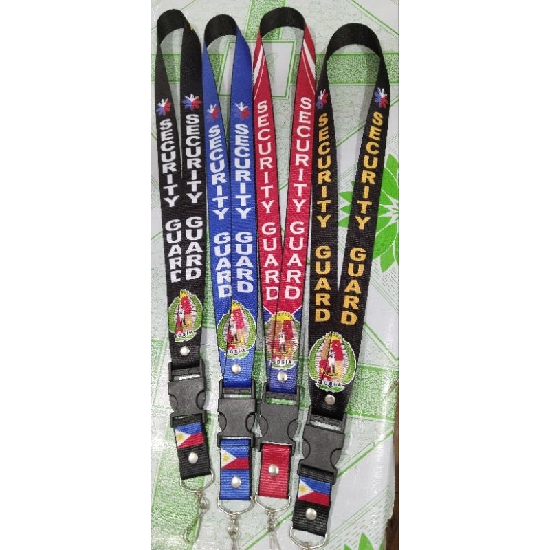 SECURITY GUARD ID LACE/LANYARDS | Shopee Philippines