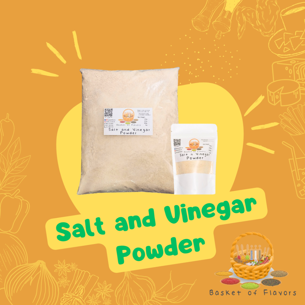 Salt and Vinegar Powder Snack Seasoning Fries Popcorn Chicharon 100g ...