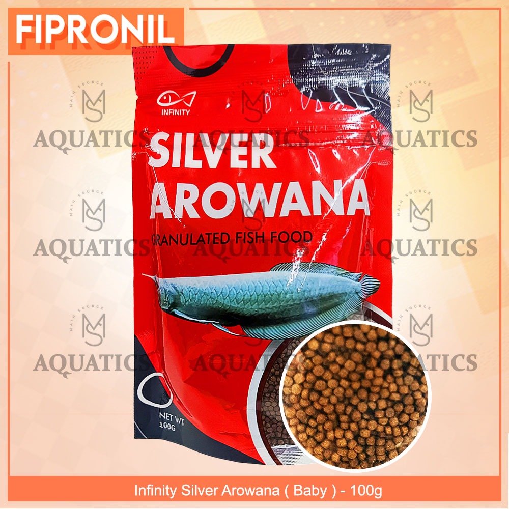 FIPRO-MS AQUATICS 100g INFINITY SILVER AROWANA GRANULATED FISH FOOD ...