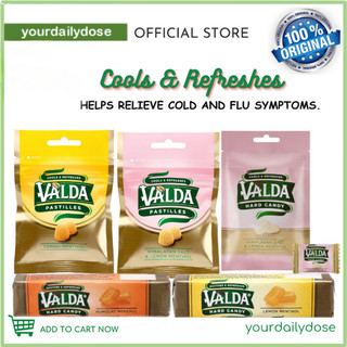 Valda Pastilles and Hard Candy Lemon and Himalayan Salt | Shopee ...