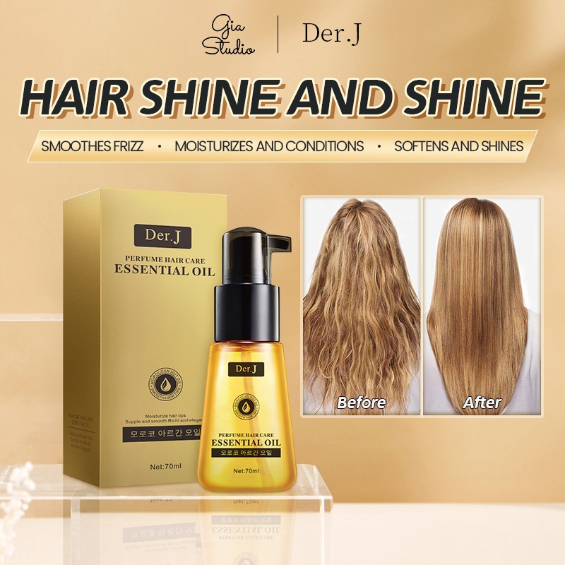 Der.j Hair Care Essential Oil Good for Dry Frizzy Damaged Care ...