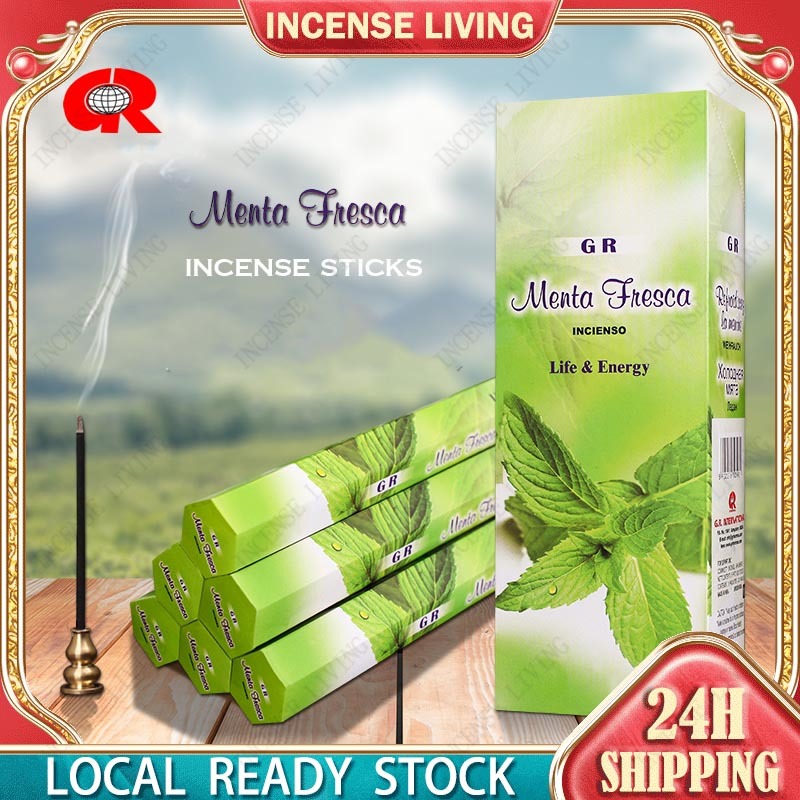 GR Mint Incense Sticks (20 Sticks Per Box) | Shopee Philippines