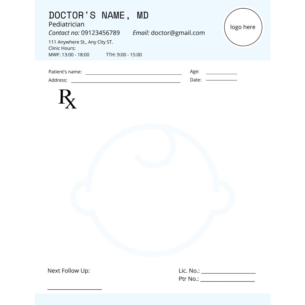 RX PADS/ RESETA/ COLORED/ PRESCRIPTION PADS | Shopee Philippines