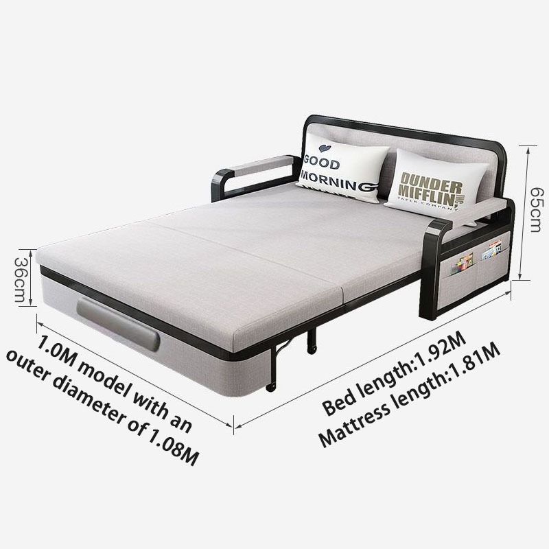 Folding Sofa Bed Multi Functional Folding Sofa Bed With Storage Cabinet Sofa Bed Lazy Bed ...