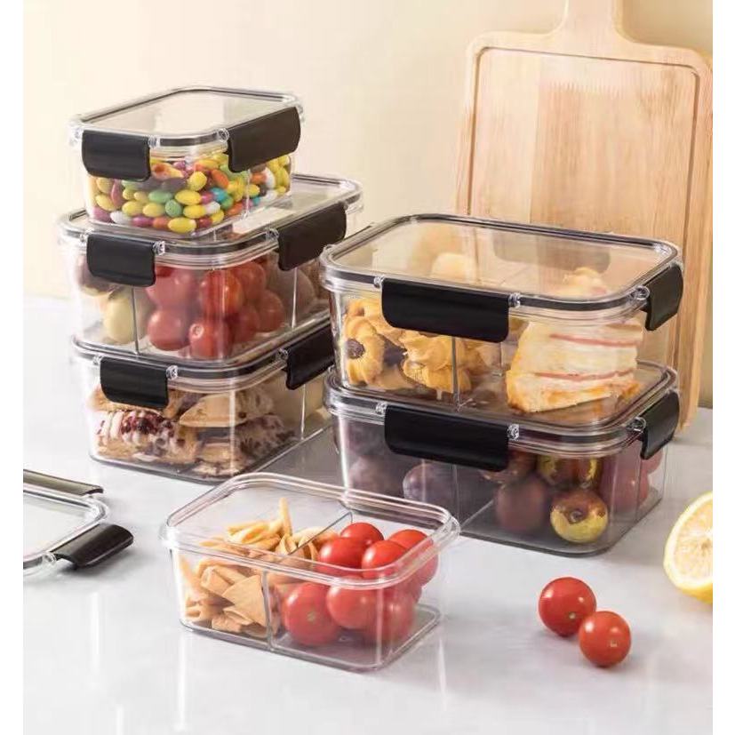 Food Container Airtight Food Plastic Lids Refrigerator Keep Fresh ...