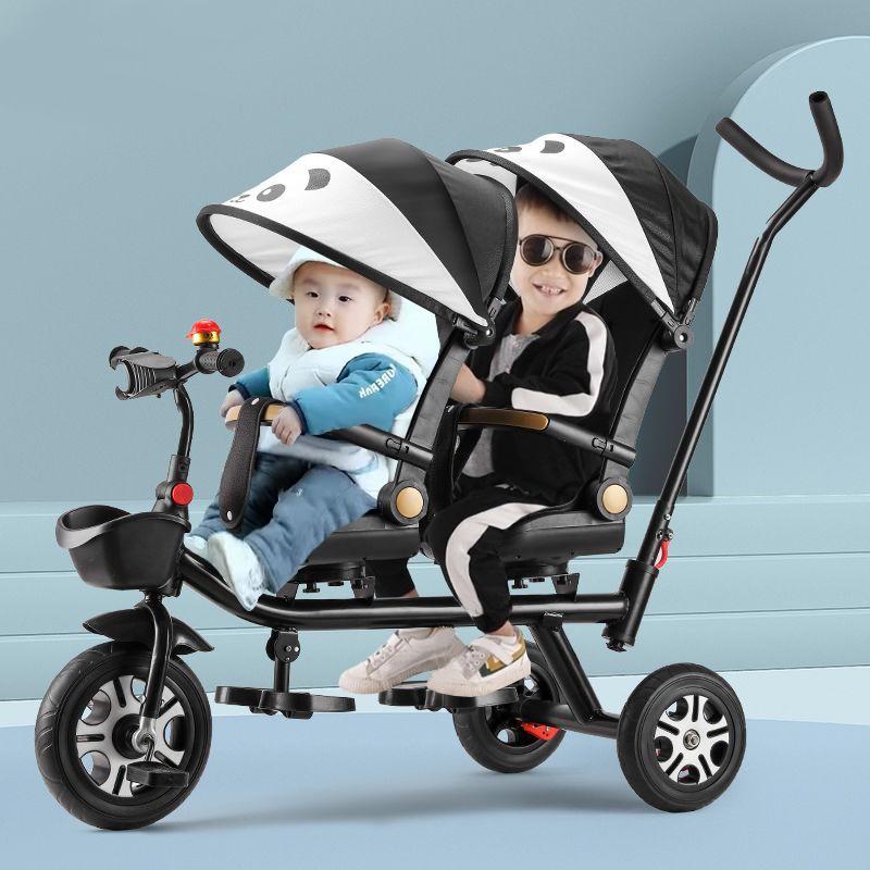 Twin Stroller Foldable Stroller Detachable Double Baby Stroller ...