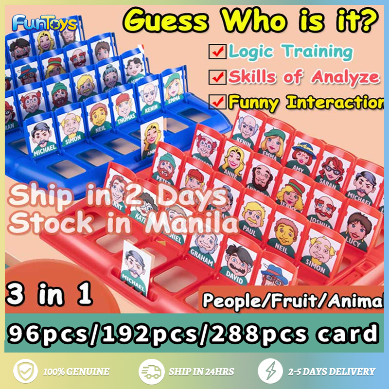 FunToy Guess Who Is It Classic Funny Board Game Logical Interactive ...