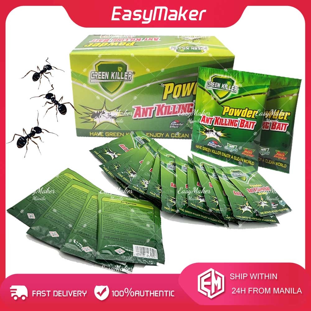 50Pcs Original GREEN KILLER Effective Powder Repeller and Pest Control ...
