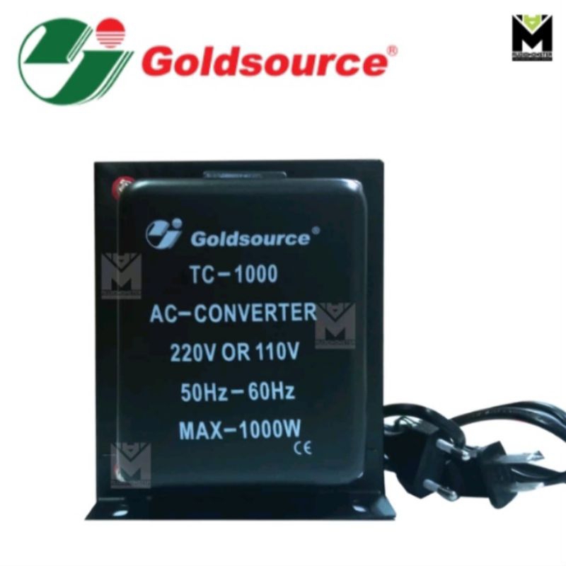 Goldsource TC-1000 Step Up Step Down Transformer 1000 Watts | Shopee ...