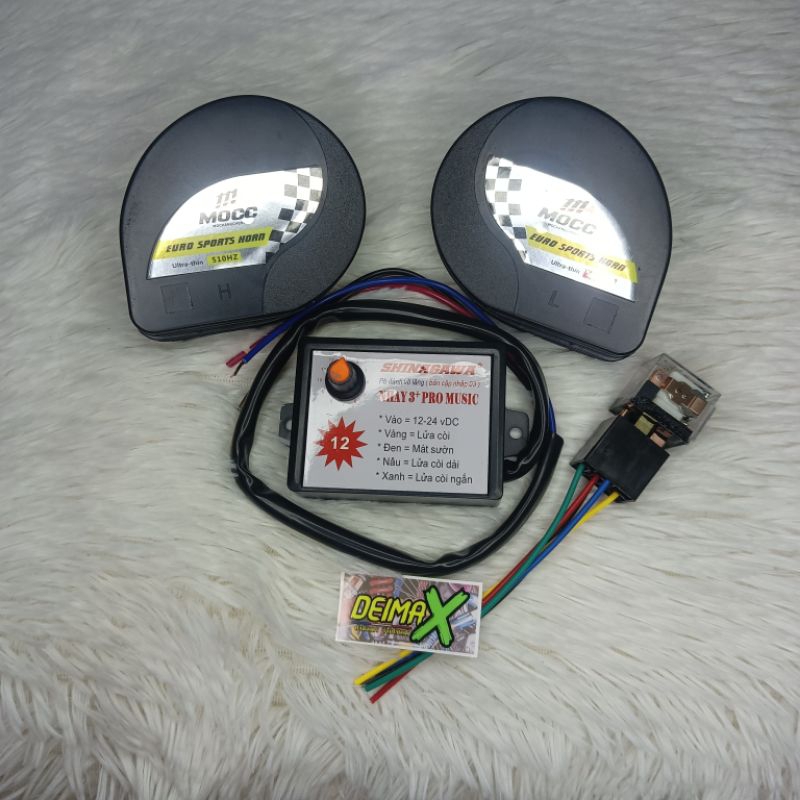 MOCC LOUD HORN X PAPAPDOL FOR CAR AND MOTORCYCLE HORN / BUSINA WITH ...