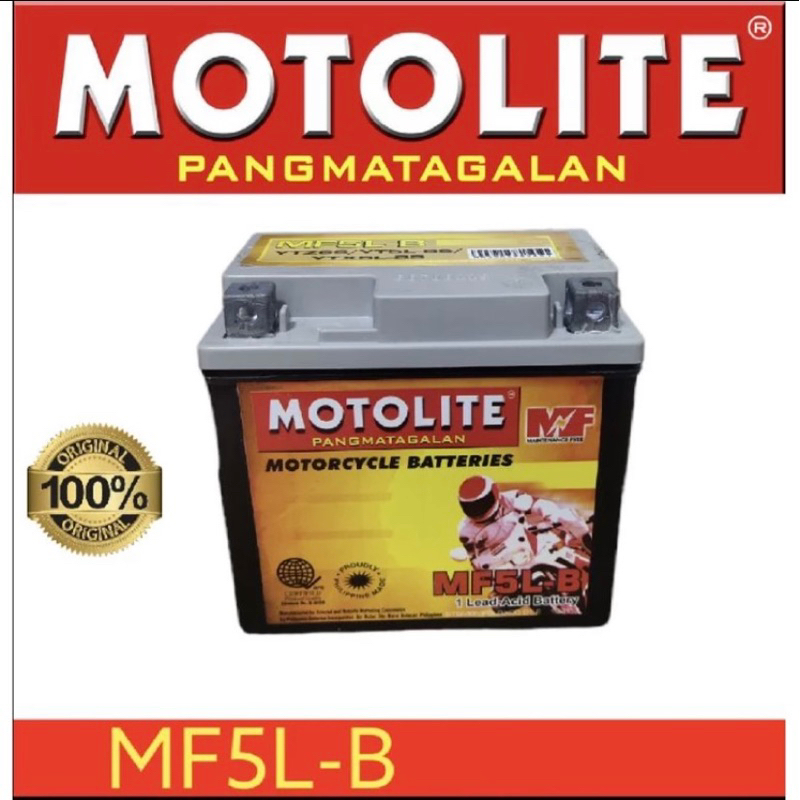 MF5L-B MOTOLITE BATTERY for(HondaClickV-123/PCX/ADV)/AEROXV2/RAIDER150 ...