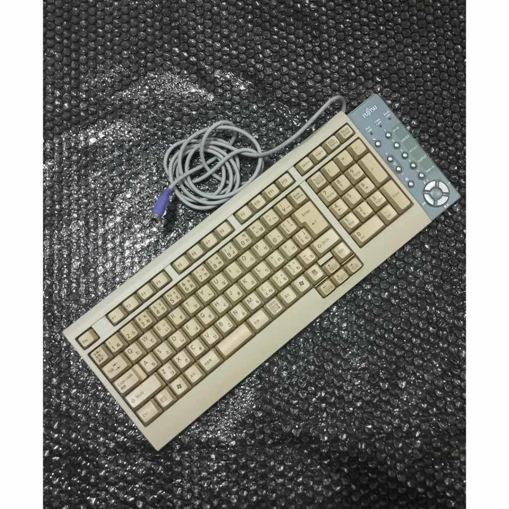 Unique Retro Fujitsu Vintage Multimedia Keyboard PS2 | Shopee Philippines