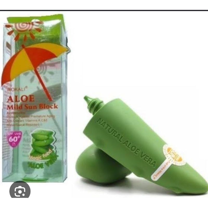 50ml Fruit Of Wokali Aloe Mild Sun Block. | Shopee Philippines