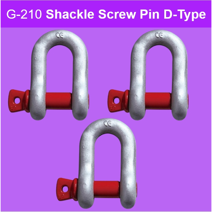 Mago G-210 1 ½ 17 Tons Shackle Screw Pin D-Type Dee Screw G-210 Type ...