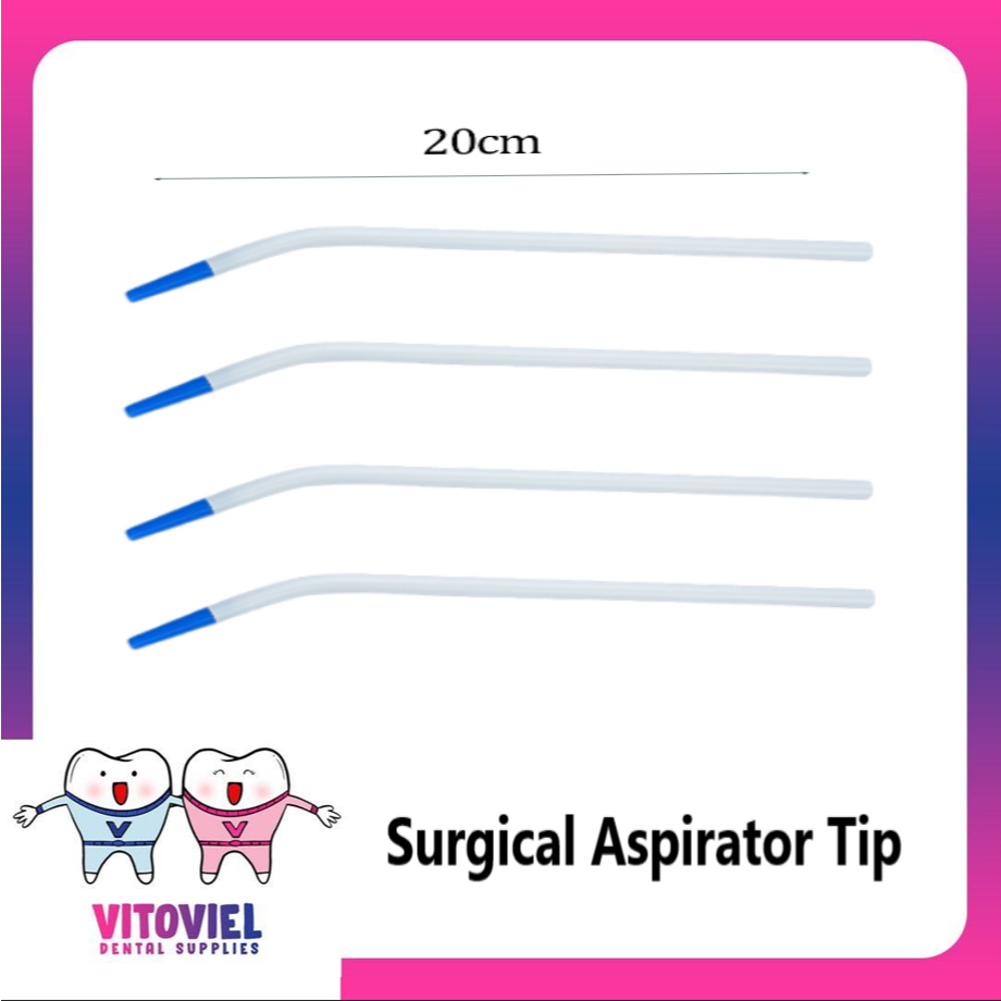 Dental Disposable suction tips suction tube long slim type sold per pc ...