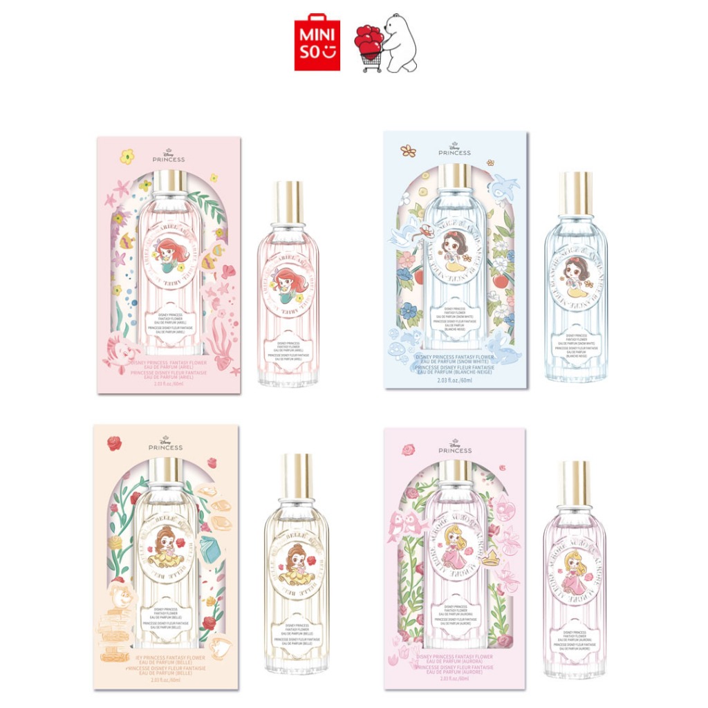 Disney Princess Fantasy Flower Eau de Parfum Ariel Snowhite Aurora ...