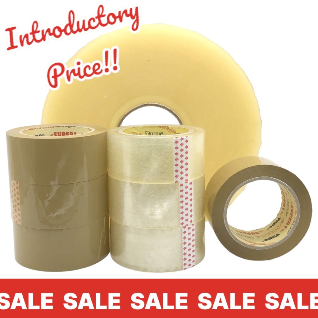 Packaging Tape big roll sealing tape 2Inch 48mm 50m 100m 200m 300m High ...