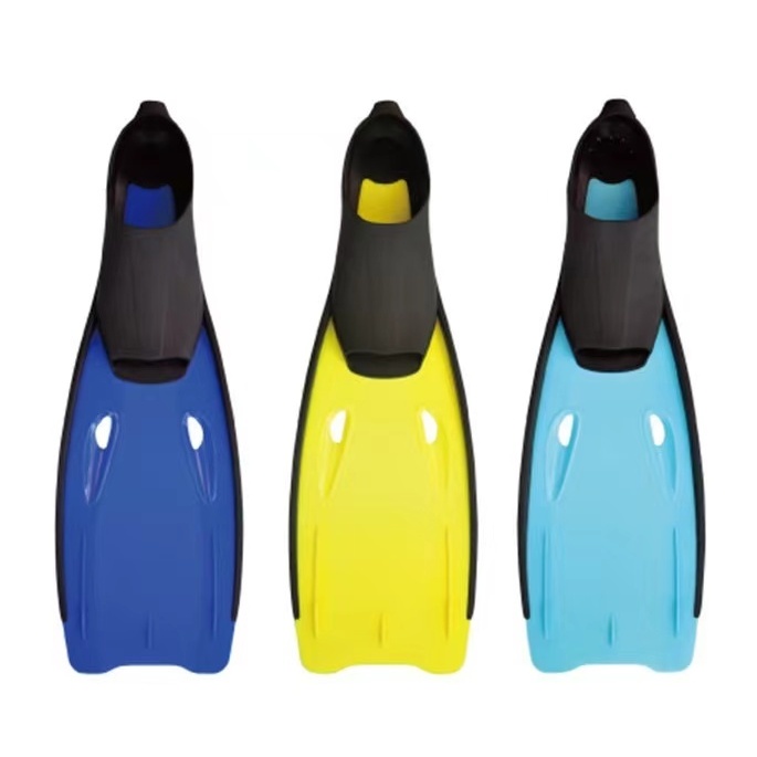 Freediving Spearfishing Plastic Long Fins【Black/blue/yellow】 | Shopee ...