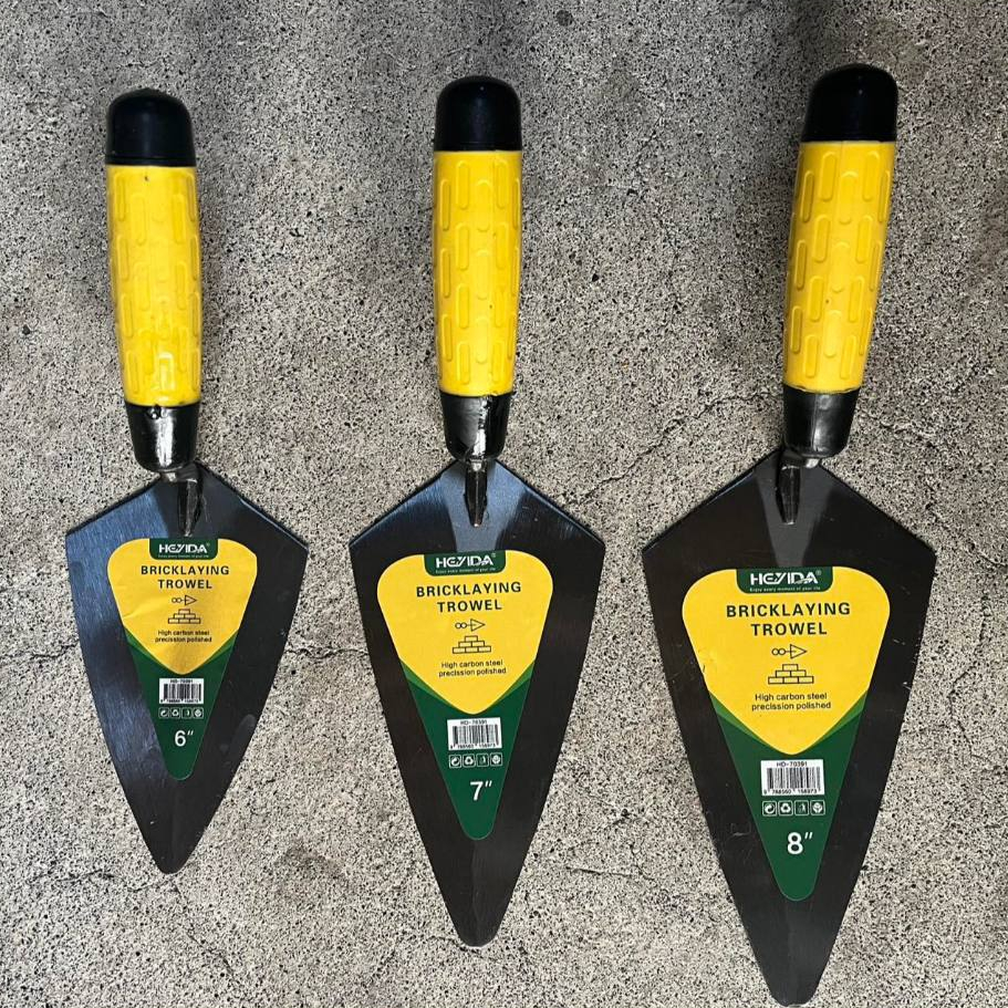 CEMENT TROWEL BRICKLAYING TROWEL WITH PVC HANDLE ( 6" / 7" / 8 ...