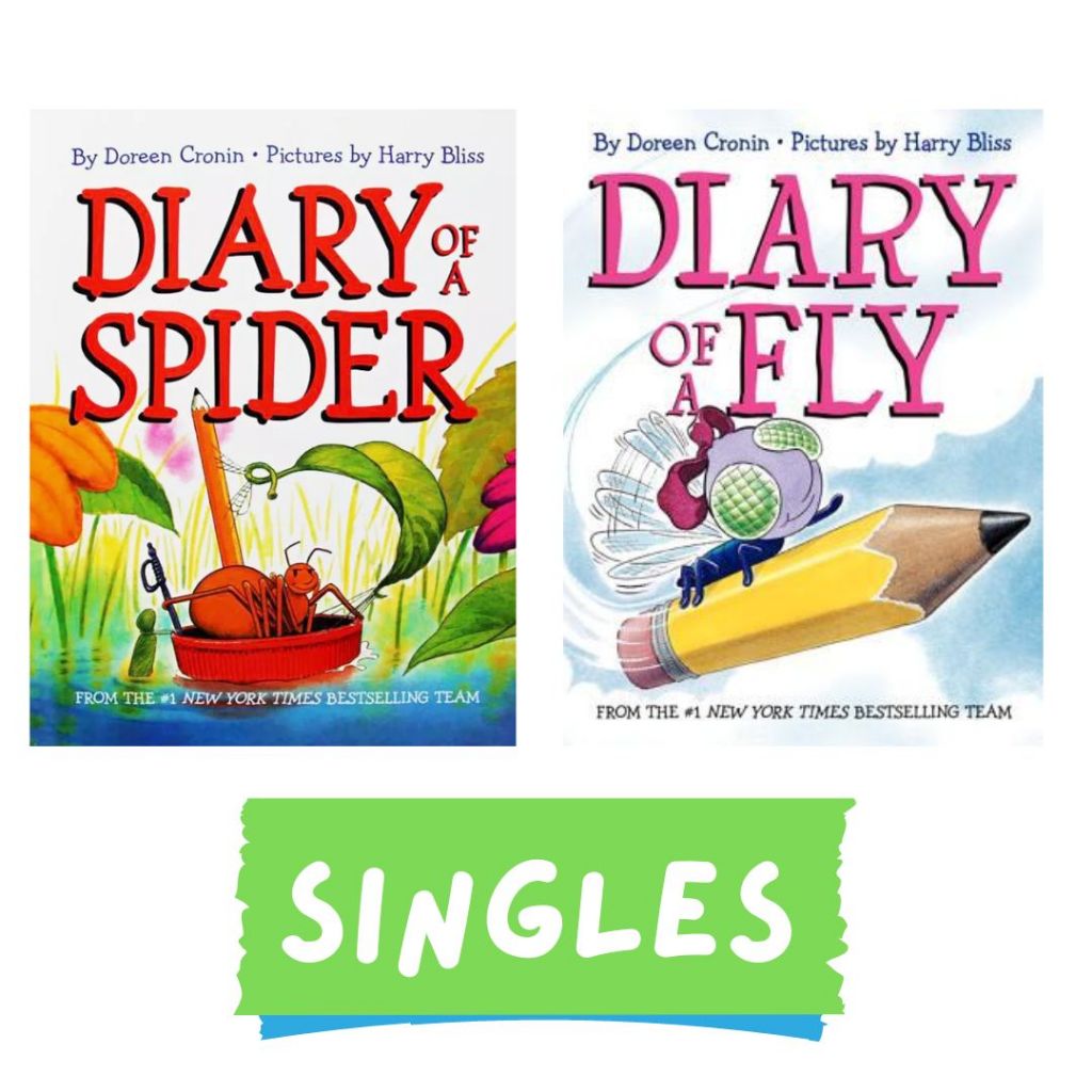 Diary of a Worm / Spider /Fly (SINGLES, brand new softcover) | Shopee ...