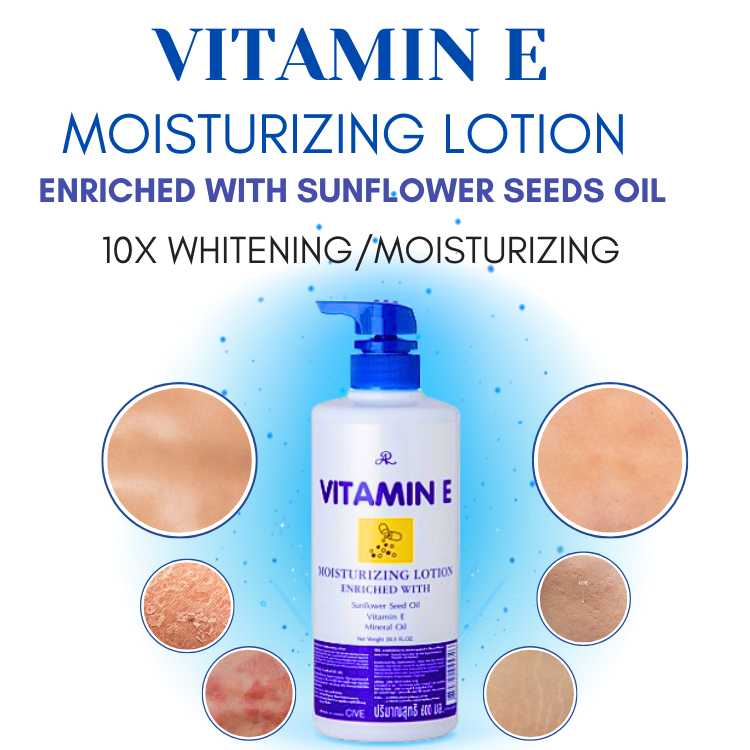 Vitamin E Moisturizing Lotion 600ml by AR | Shopee Philippines