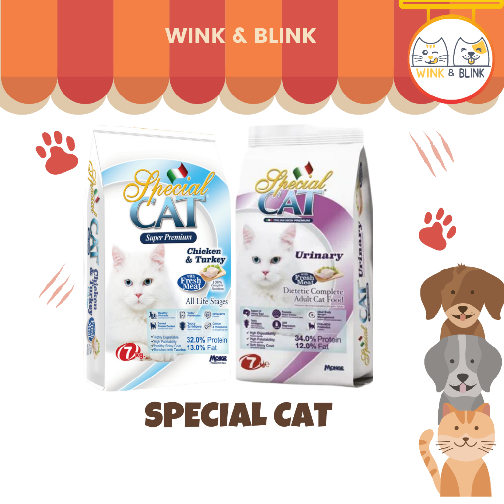 Special Cat All Life Stages and Urinary Dry Cat Food 7kg | Shopee ...