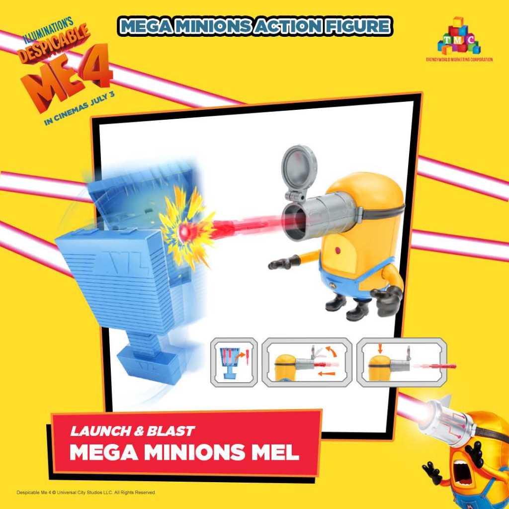 Despicable Me 4 Mega Minions Mel Launch & Blast | Shopee Philippines