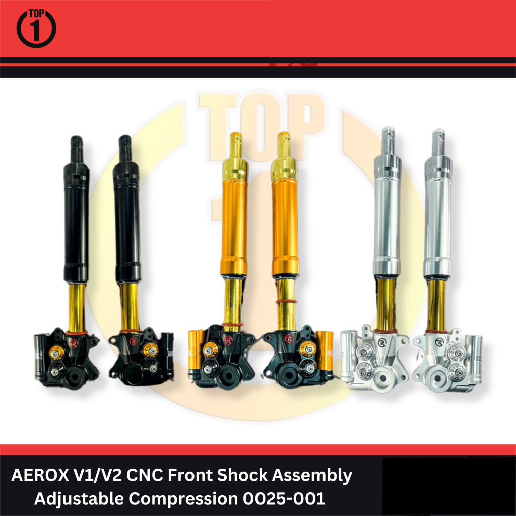 Top1 Motors TRC Racing AEROX V1/V2 CNC Front Shock Assembly Adjustable ...