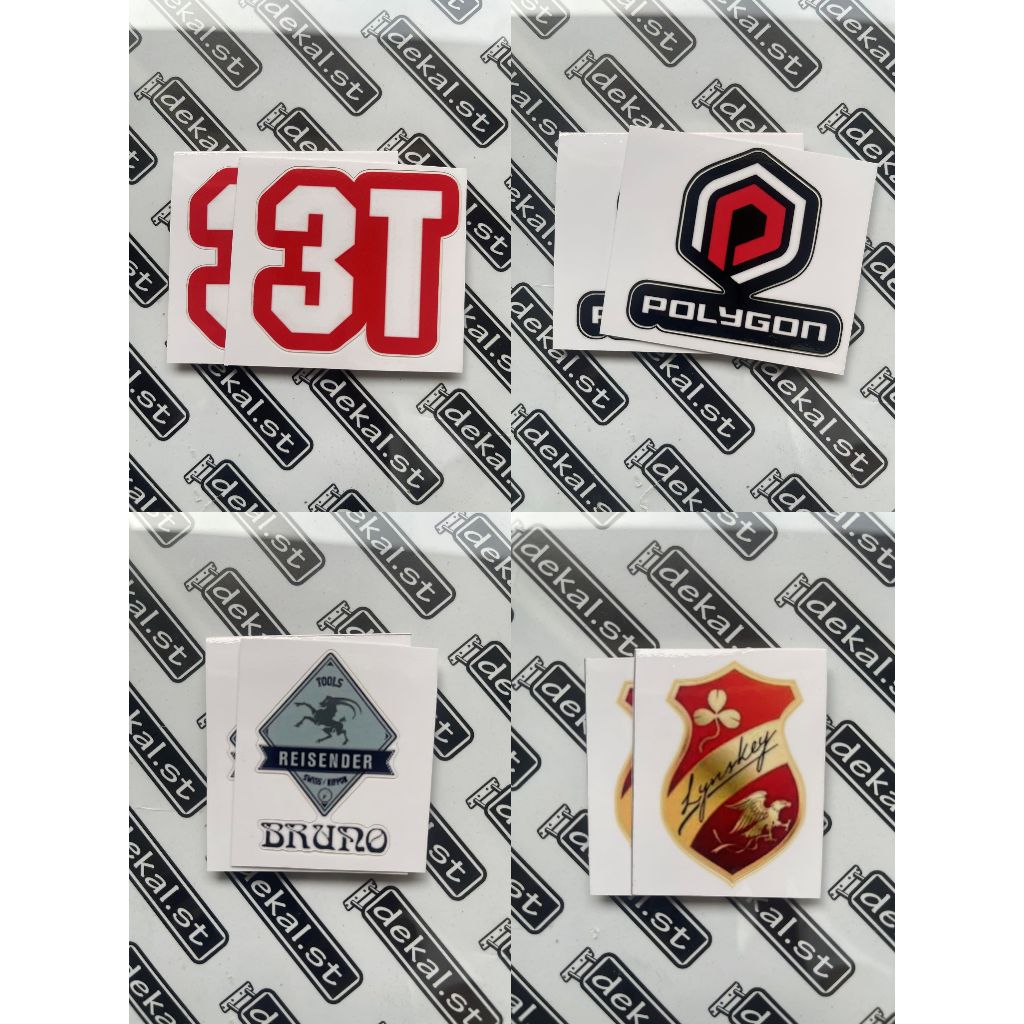 Polygon 3t Bruno Lynskey Bike sticker logo 2 inches height (with ...