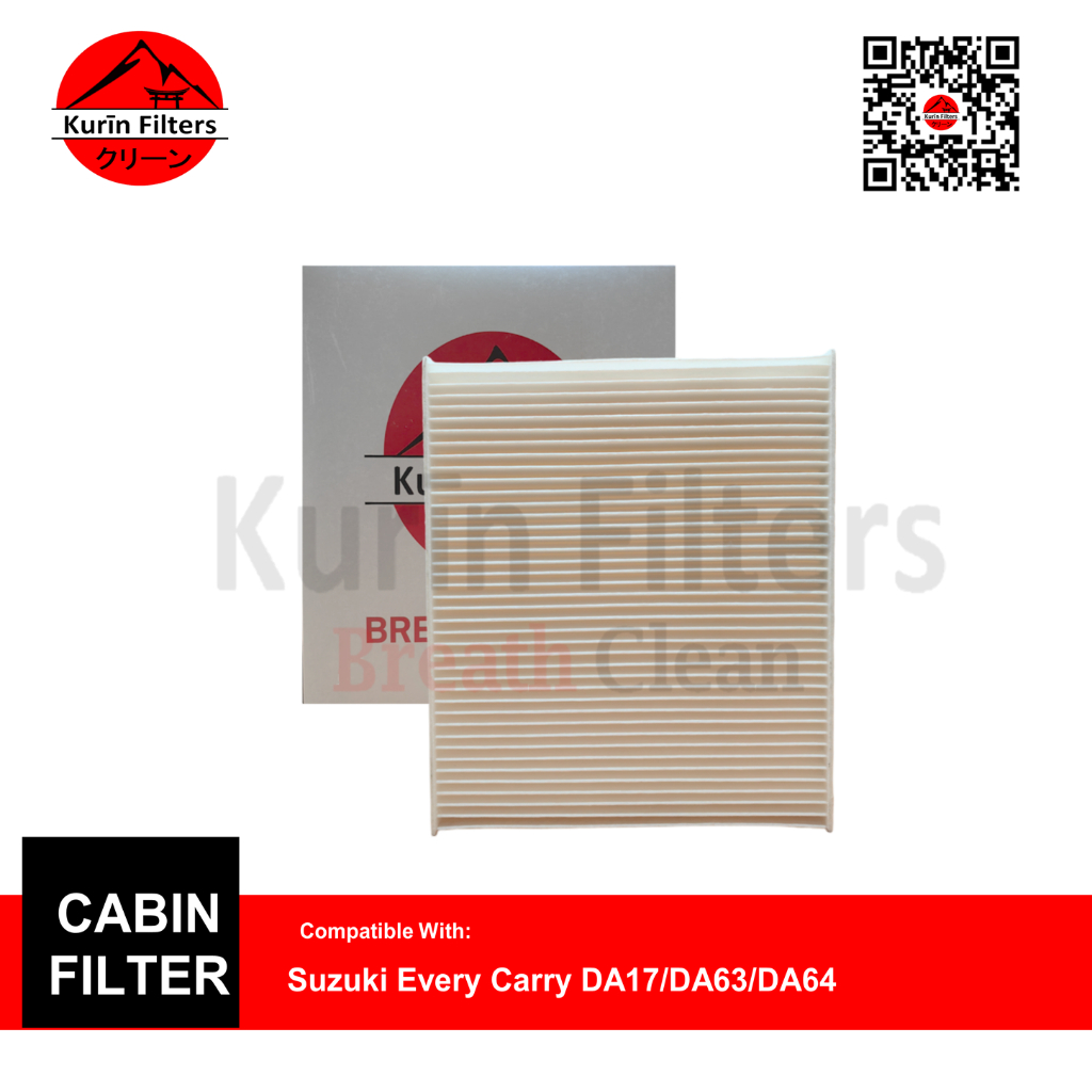 KURIN AC Cabin Filter for Suzuki Every Carry DA17 / DA63 / DA64 | Shopee Philippines