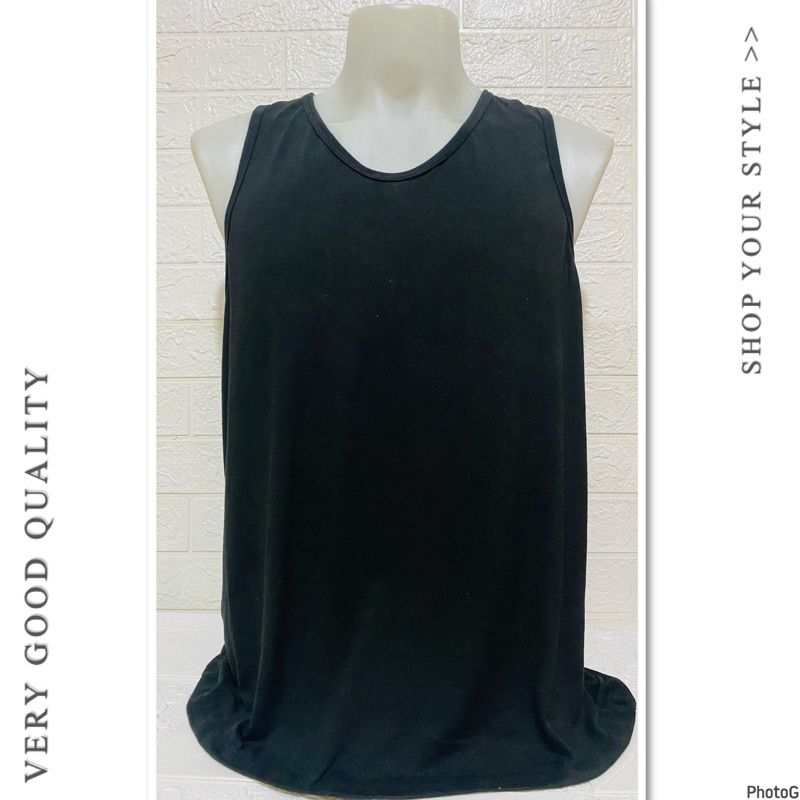 PLUS SIZE Plain Cotton Sando for Men [Large to XXL] - William | Shopee ...