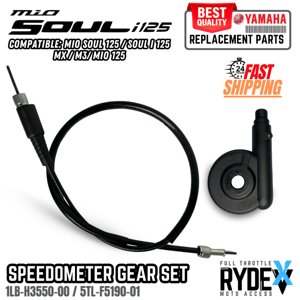 SPEEDOMETER GEAR SET Mio 125 / Soul / Soul i / Mx / Mxi / M3 / Sporty ...