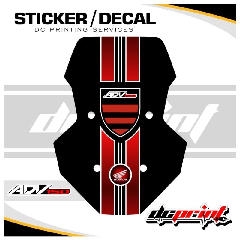Honda ADV 150 Sticker Visor Laminated Waterproof | Shopee Philippines