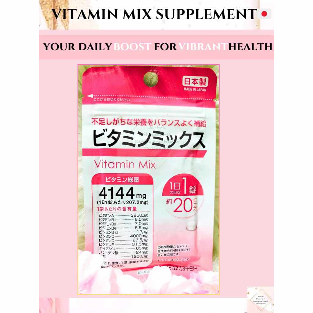 HEALTH FUSION MULTIVITAMIN MIX SUPPLEMENTS AUTHETIC JAPAN DAISO VITAMIN MIX SUPPLEMENTS | Shopee ...