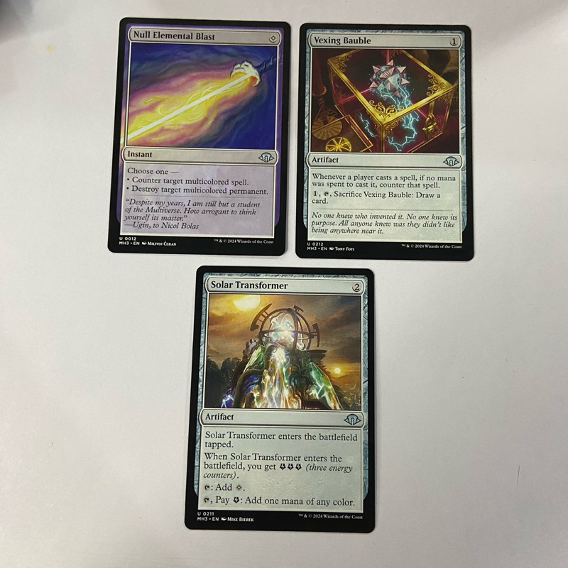 NULL ELEMENTAL BLAST VEXING BAUBLE SOLAR TRANSFORMER | MH3 MODERN HORIZONS 3 | COLORLESS | MTG ...