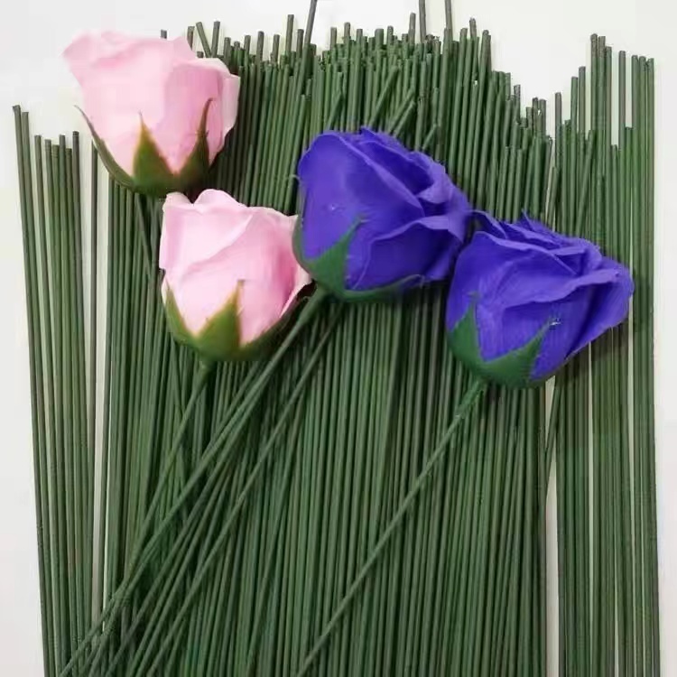 Wire mesh flower material diy flower diameter green wire handmade rose ...