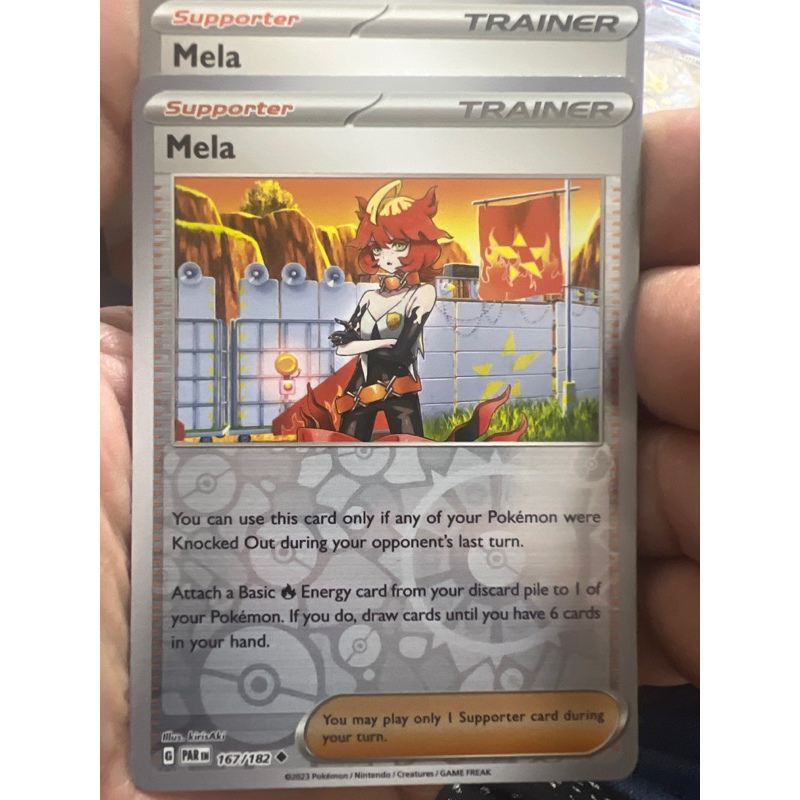 Mela -/182 - Uncommon | Paradox Rift | Supporter Cards Pokemon TCG ...