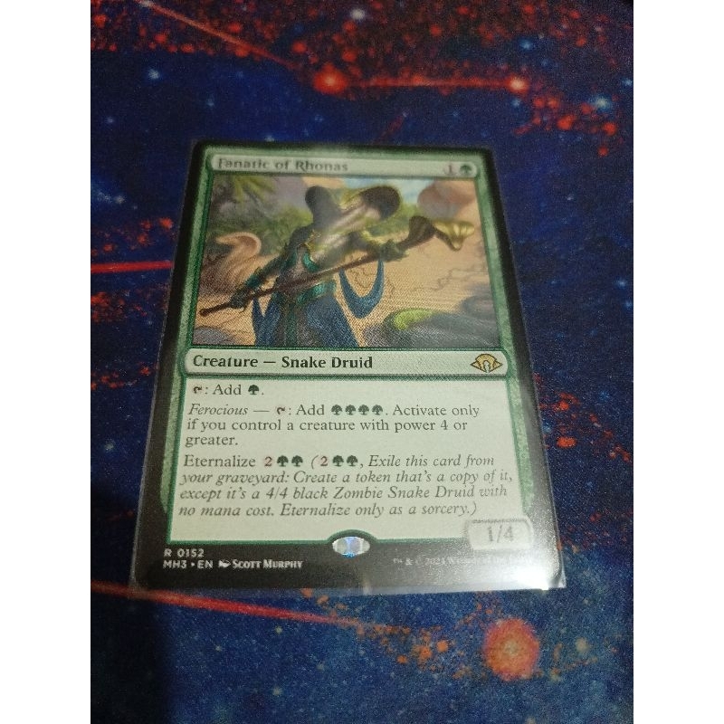 Fanatic of Rhonas mtg card | Shopee Philippines