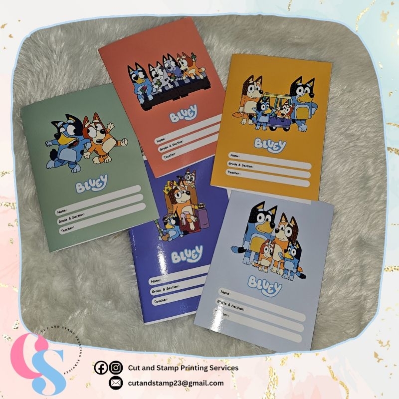 Personalized Bluey Notebook with Affirmation | Shopee Philippines