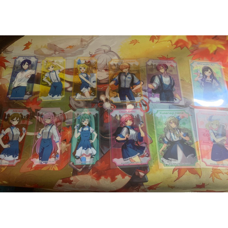 Project Sekai Colorful Stage x Lawson Milk Plastic Cutout Singles Rui ...