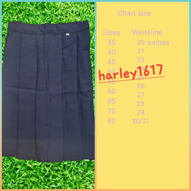 school uniform palda back pleats | Shopee Philippines