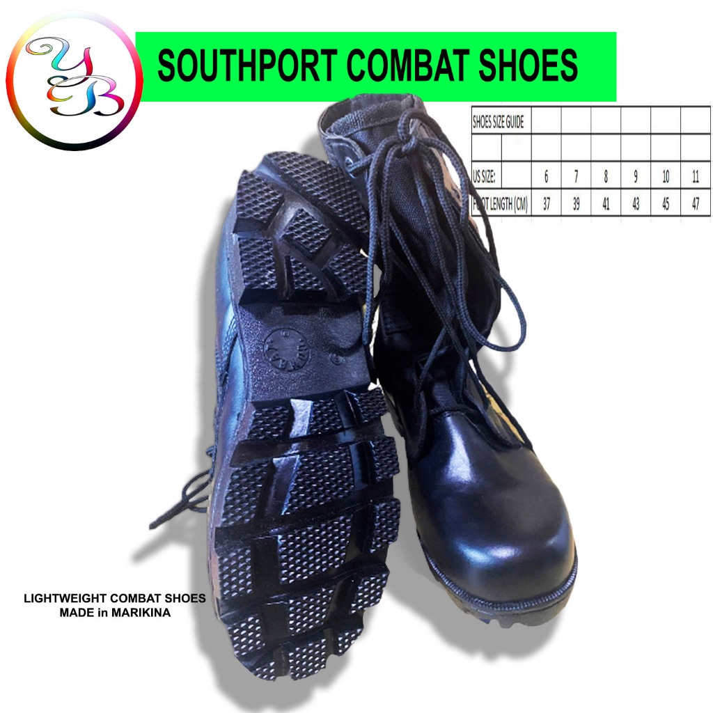 Combat shoes southport made in marikina (lightweight combat) Unisex ...