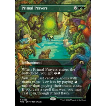 Primal Prayers (Borderless) - Modern Horizons 3 (MH3) - GREEN | Shopee ...