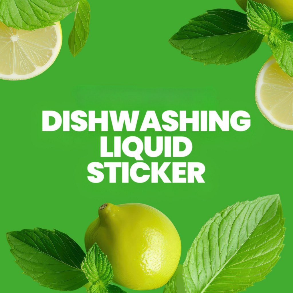 STICKER LABEL FOR DISHWASHING LIQUID 15pcs | Shopee Philippines
