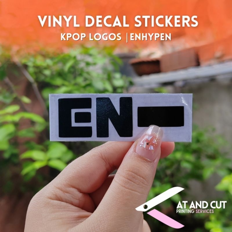 ENHYPEN | ENGENES | KPOP LOGOS Vinyl Decal Stickers by Cat&Cut Printing ...