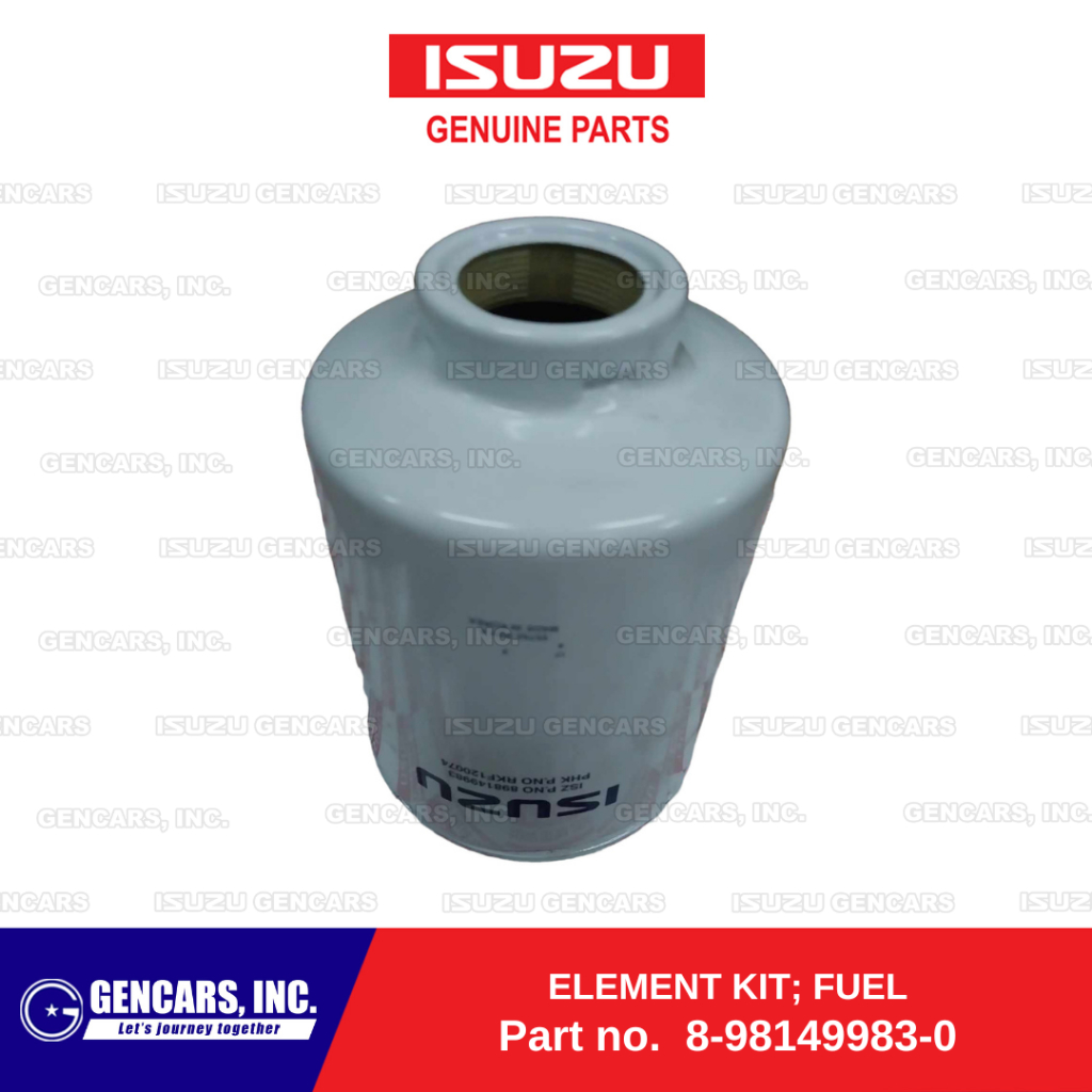Isuzu Fuel Filter Element for Alterra 2005-2006 (8-98149983-0) (Genuine ...
